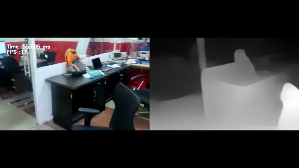 MiDaS Depth Estimation Model on Flo Edge One - Flo Mobility